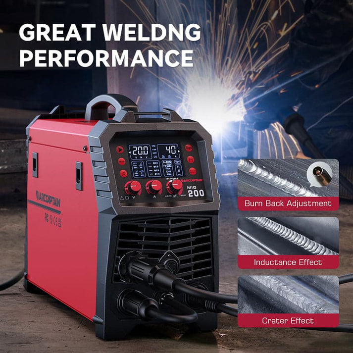 Arccaptain MIG200 200 Amps Multi Process MIG Welder