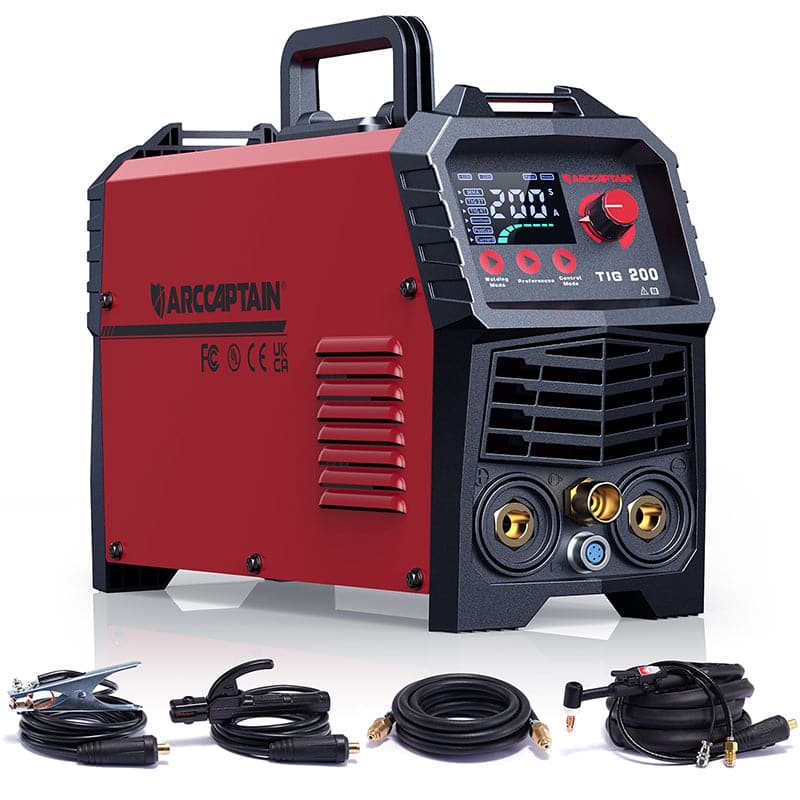 Arccaptain TIG200 200 Amps Lightweight IGBT Inverter DC TIG Welder